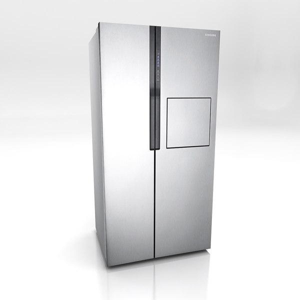 3d door refrigerator fridge model