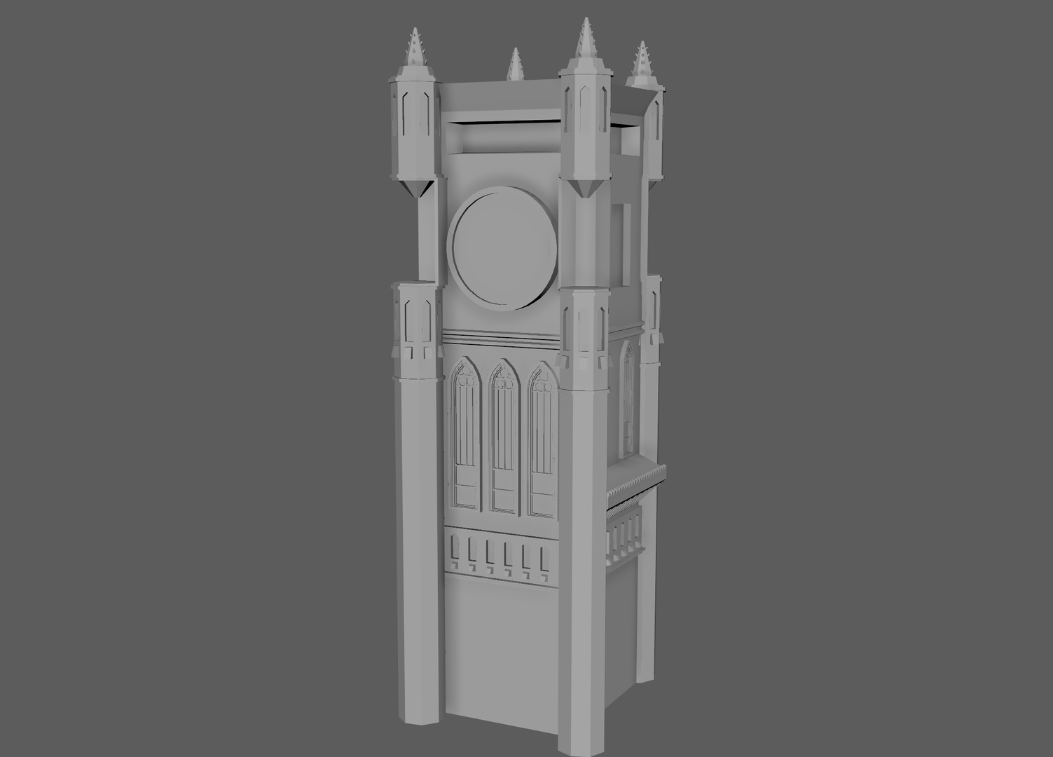 Clocktower 3D model - TurboSquid 1689274