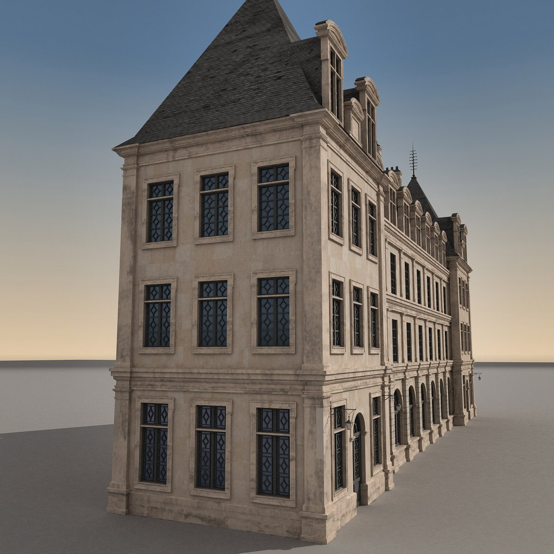 3d European Building Europe