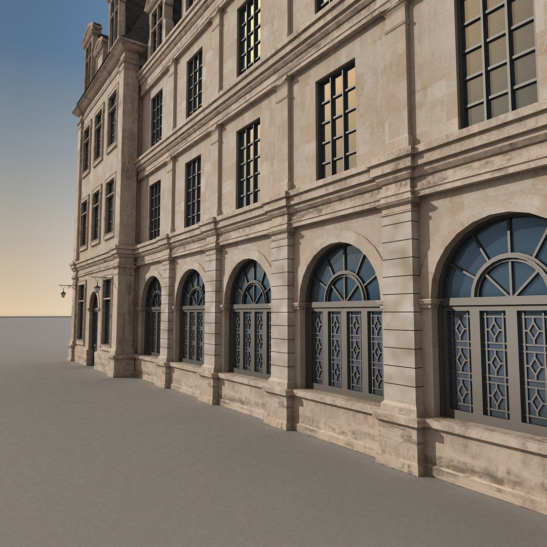 3d European Building Europe