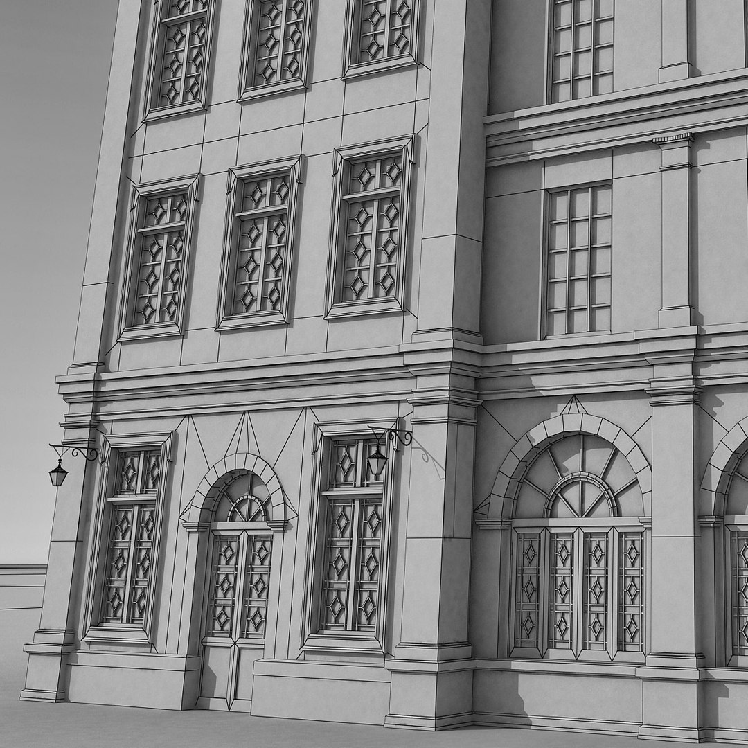 3d European Building Europe