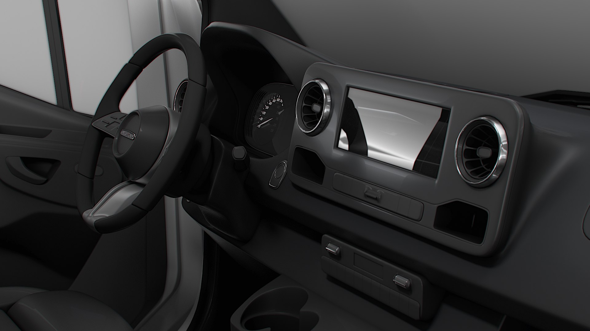 Freightliner Sprinter L2H2 RWD HQ Interior 2024 3D Model - TurboSquid ...