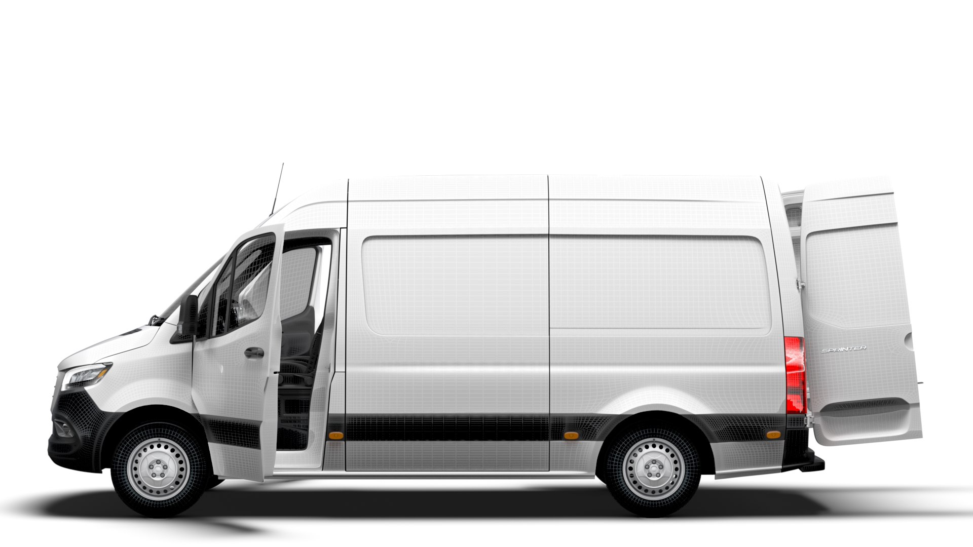 Freightliner Sprinter L2H2 RWD HQ Interior 2024 3D Model - TurboSquid ...