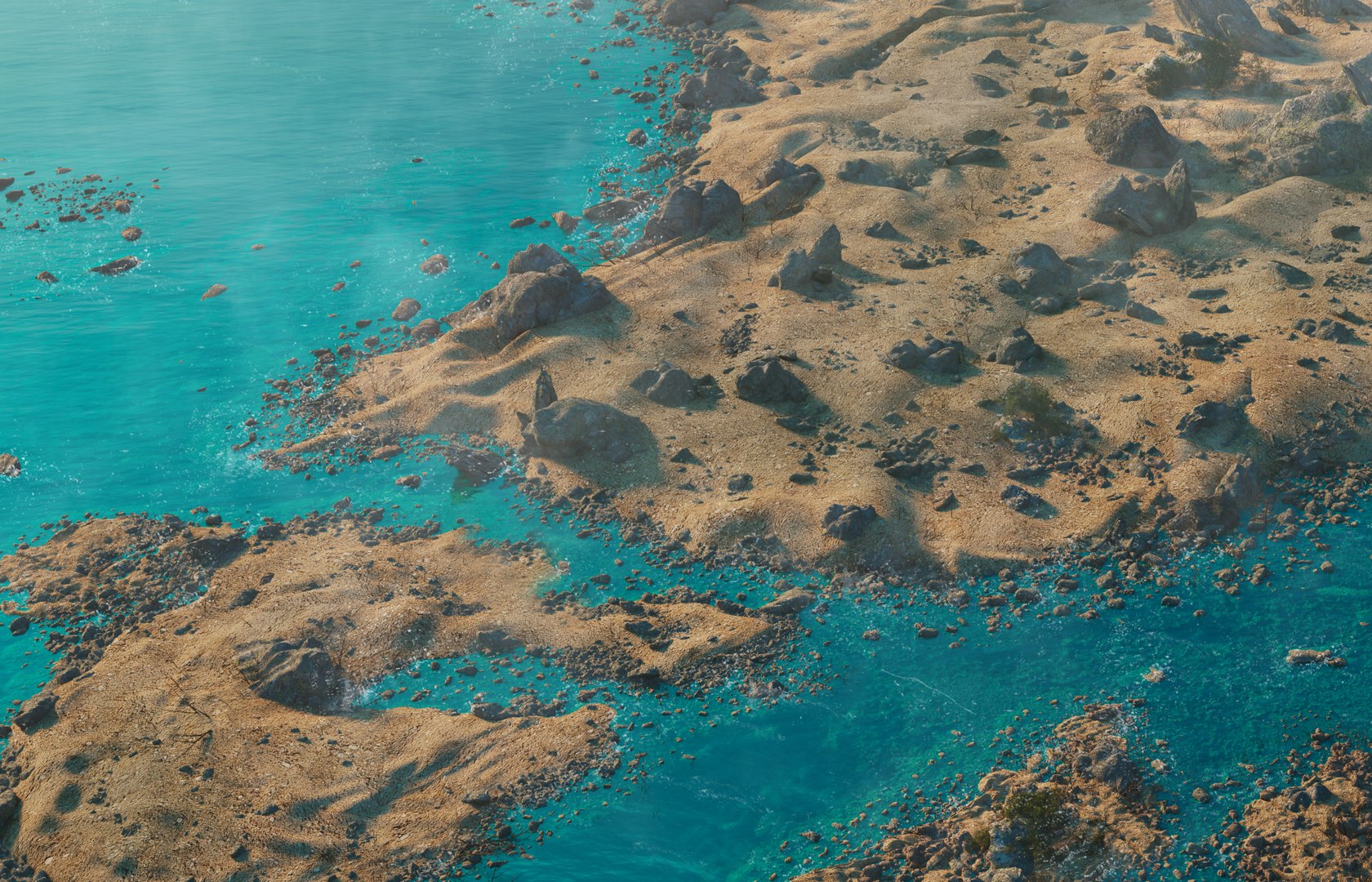 Rocky Island Environment model - TurboSquid 2102688