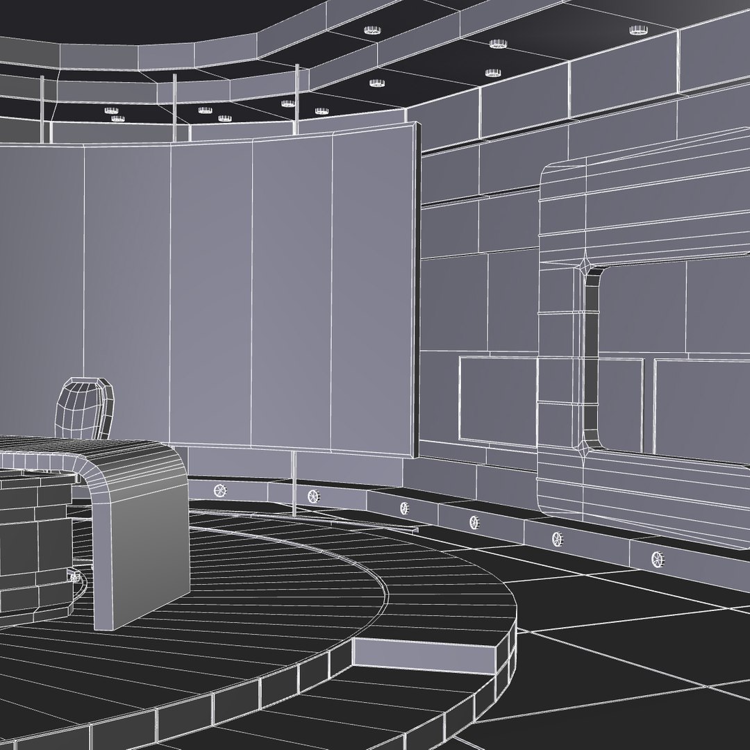 Virtual Set Studio 3d Model