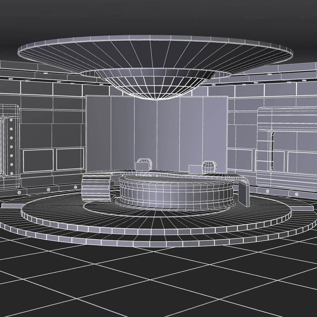 Virtual Set Studio 3d Model
