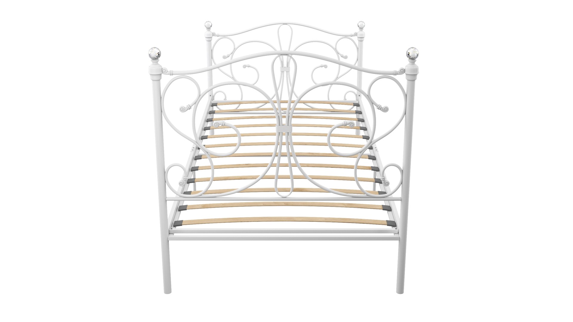 Twin Xl Bed Frame 3D Model - TurboSquid 2046594