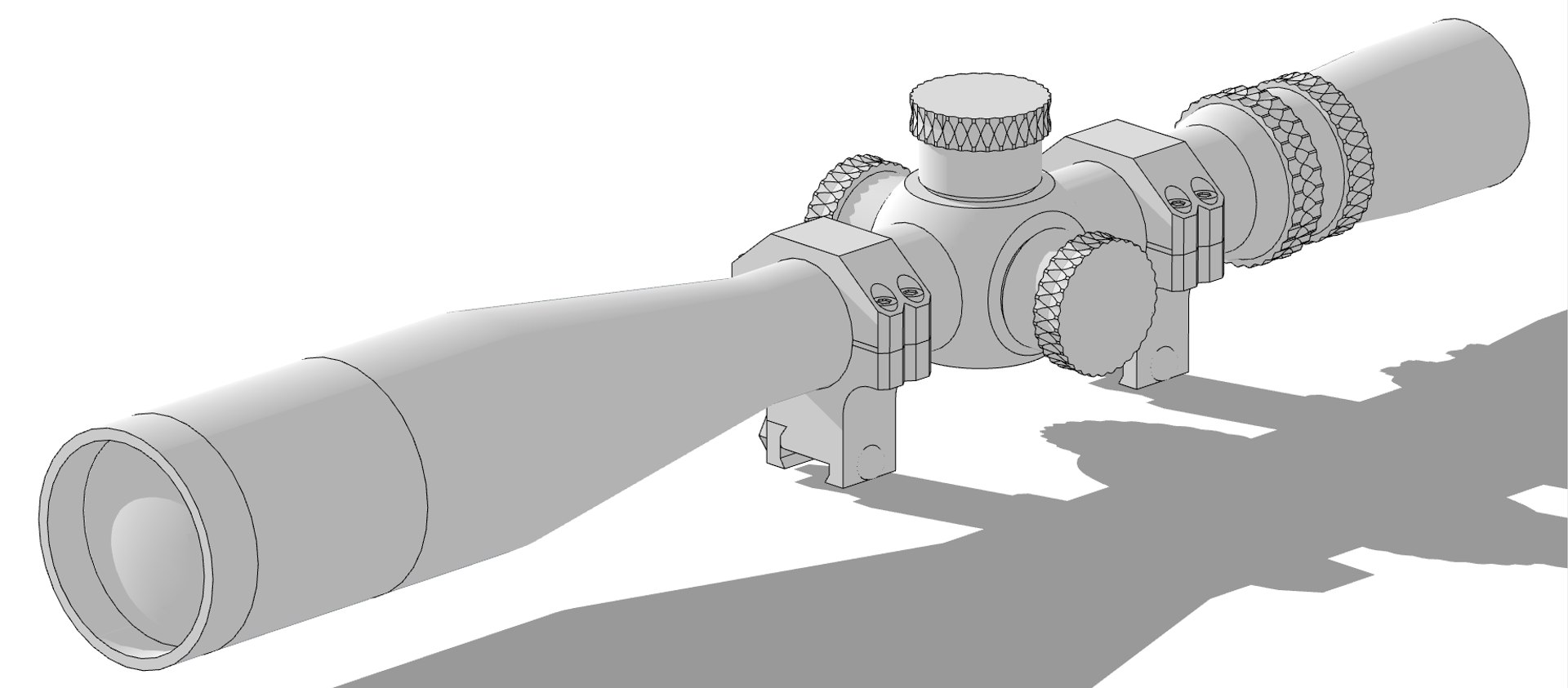 Nightforce Scope 3d Model