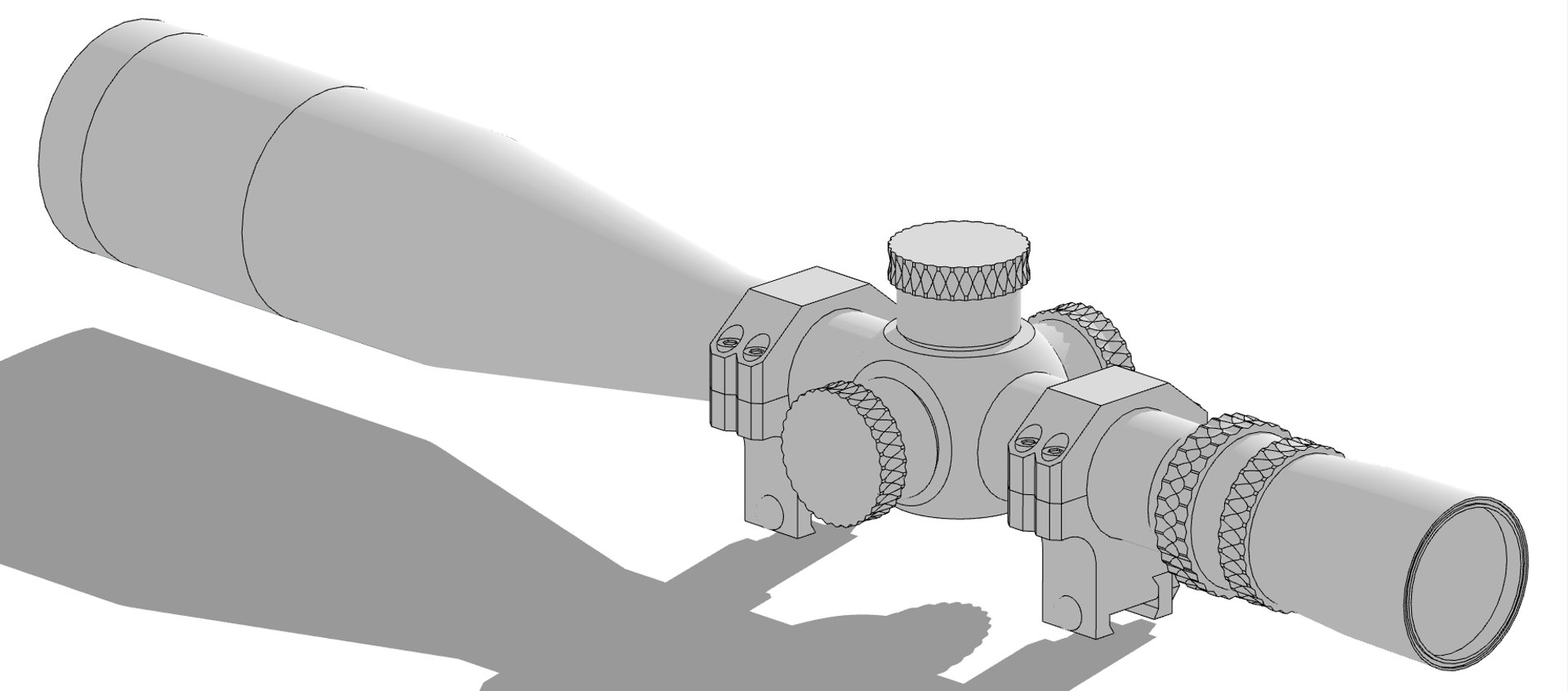 Nightforce Scope 3d Model