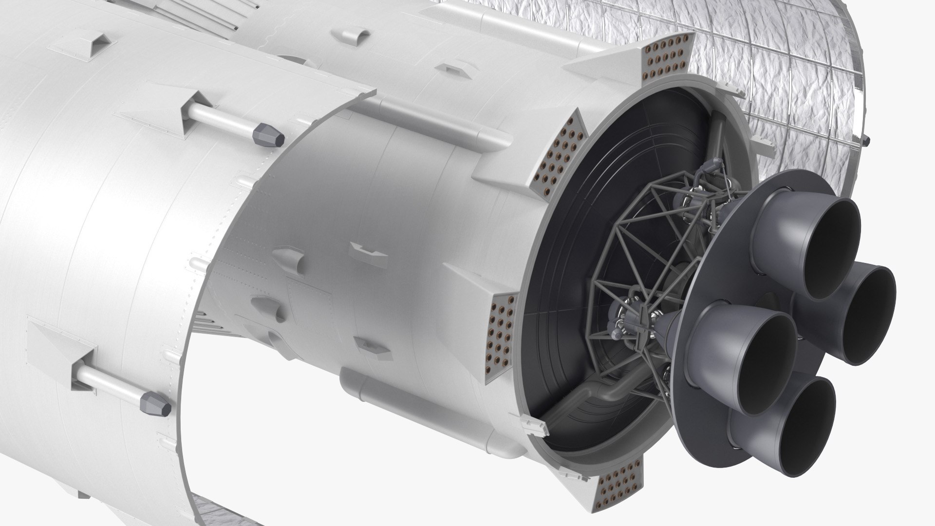 3D model Heavy Lift Rocket System - TurboSquid 1769935