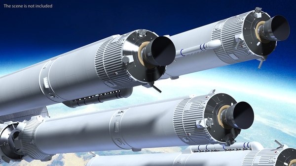 3D model Heavy Lift Rocket System - TurboSquid 1769935