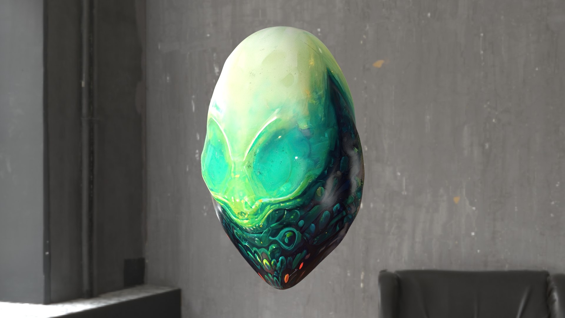 3D Alien Skeleton Egg 2 - TurboSquid 1972139