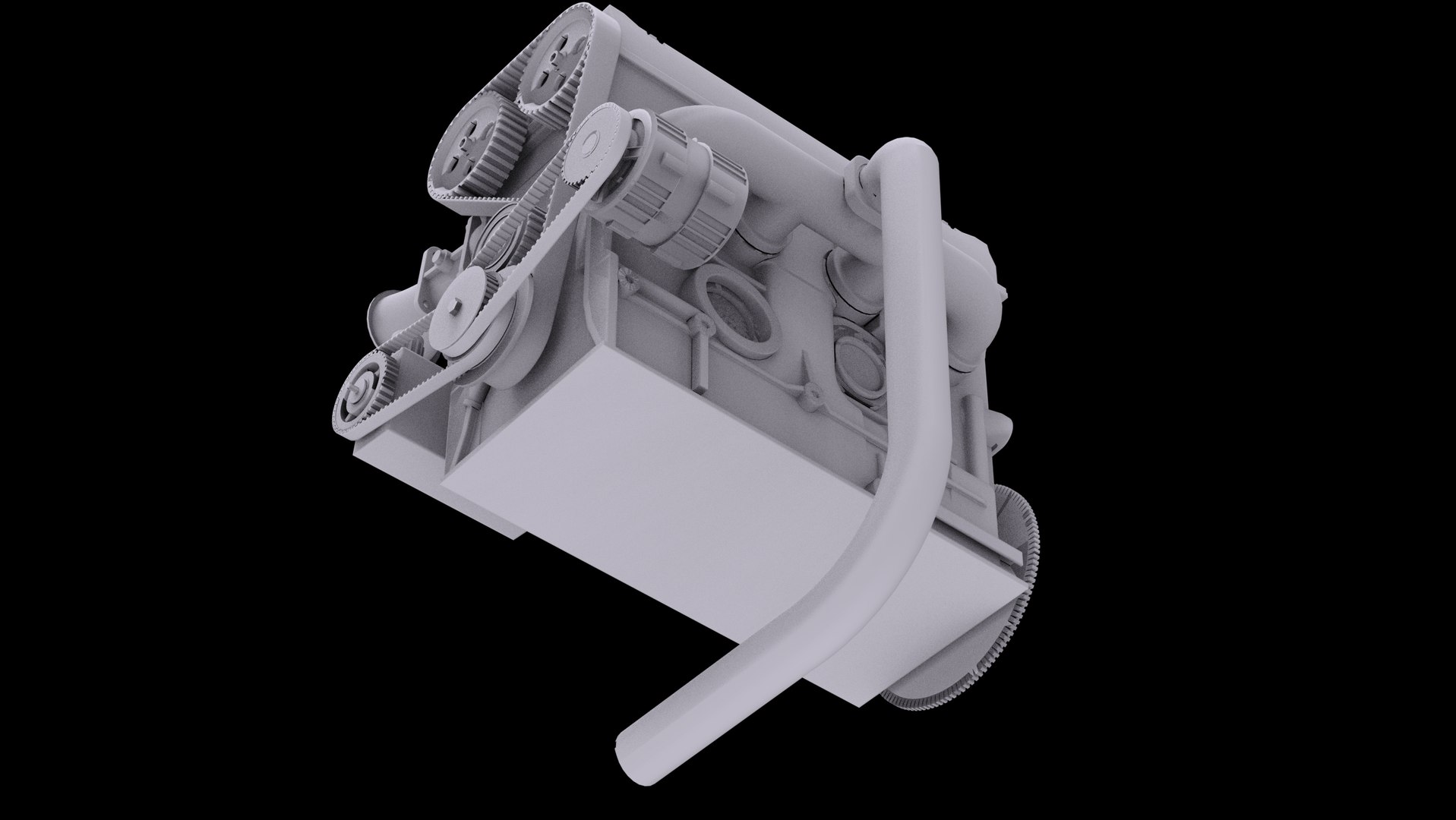 Toyota 4AGE Inline 4 Engine Model - TurboSquid 2337622