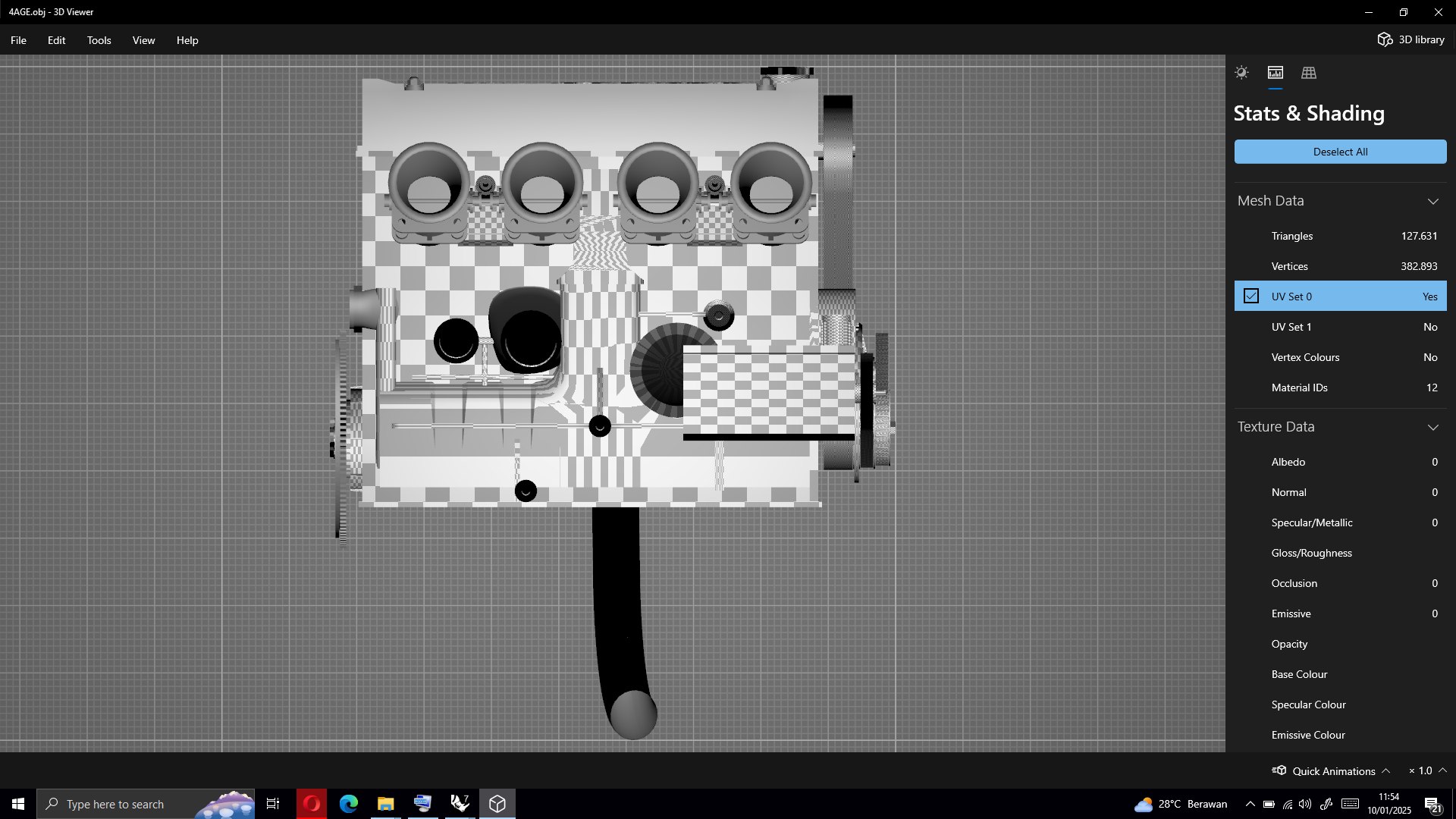Toyota 4AGE Inline 4 Engine Model - TurboSquid 2337622