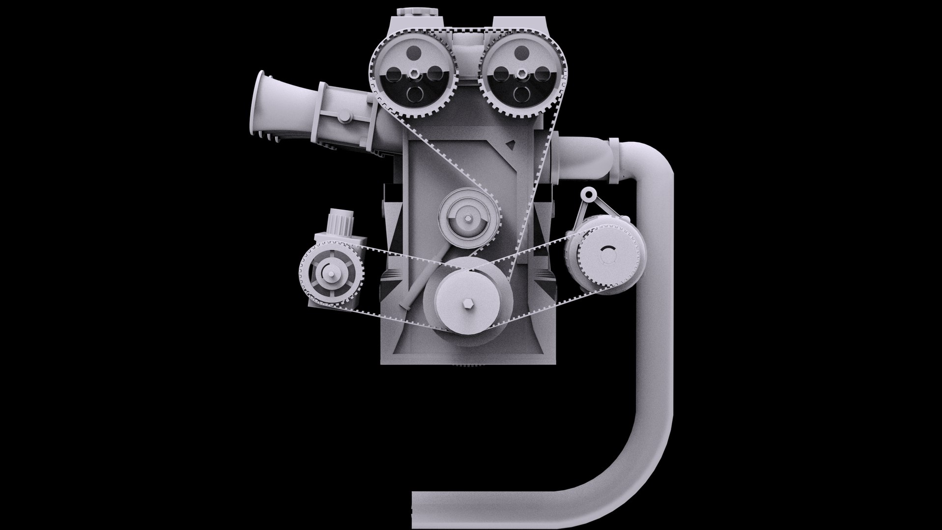 Toyota 4AGE Inline 4 Engine Model - TurboSquid 2337622