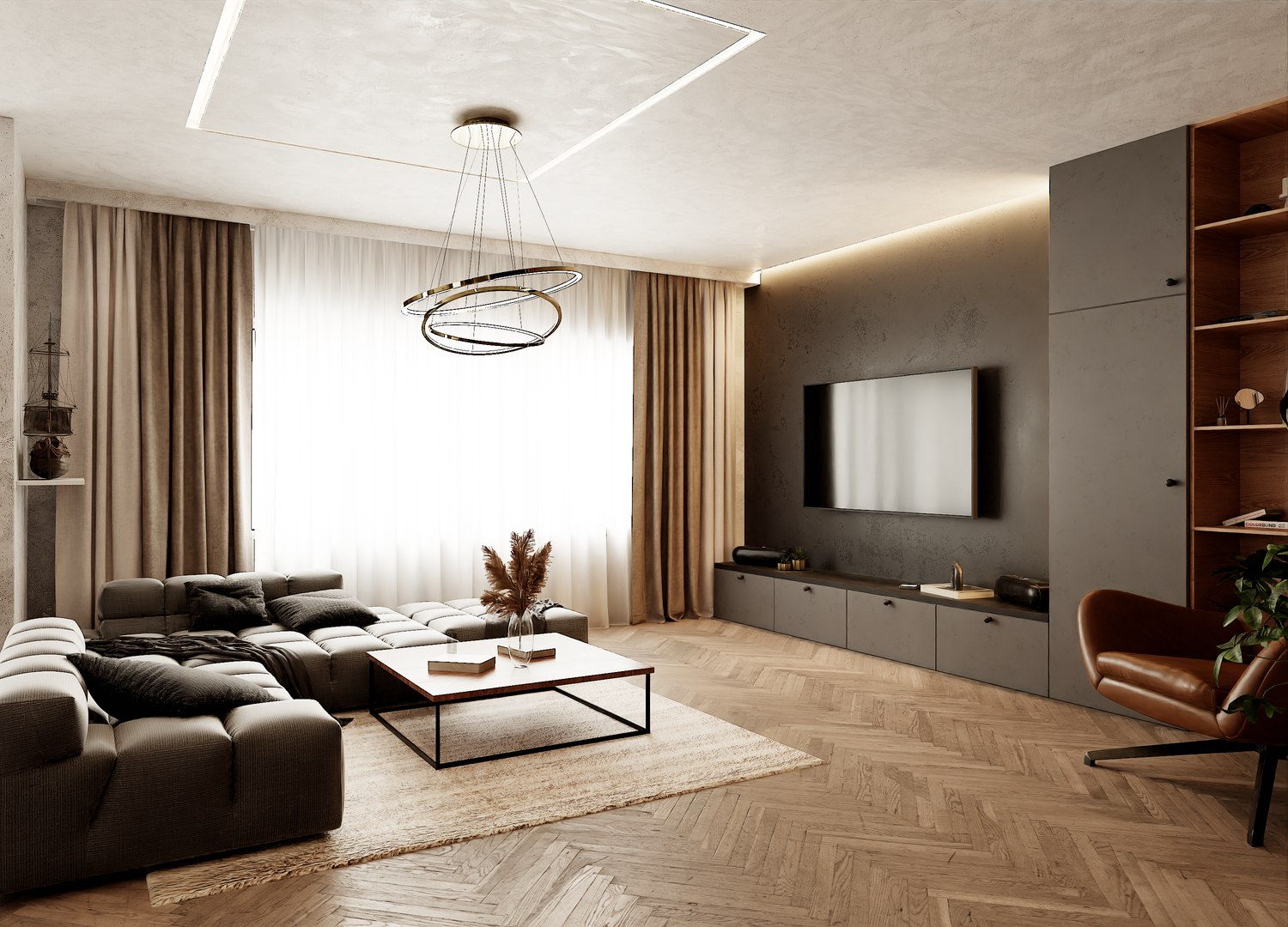 3D model Apartment interior in native blend file by VIZFROMBLENDER ...