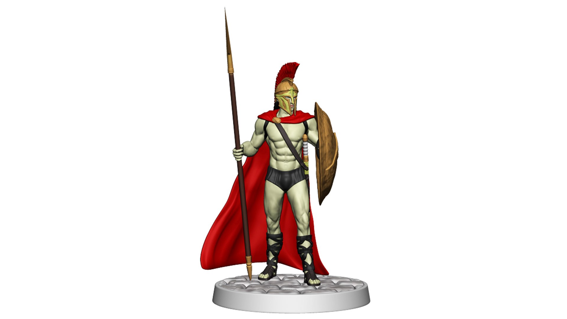3D Model Spartan 2 Starter Set Light Spartan Army - TurboSquid 2312110