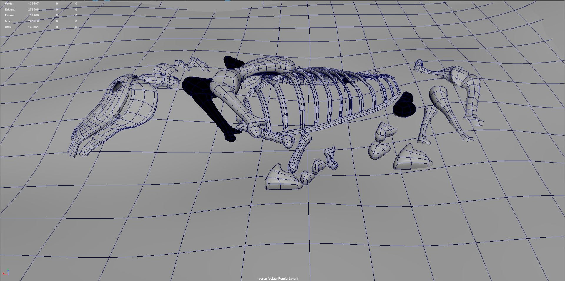 3D Model Decomposition Cow Skeleton - TurboSquid 1792912