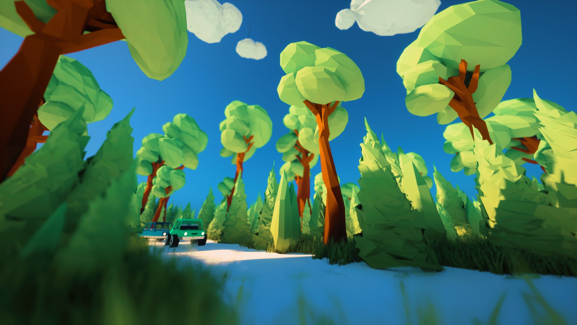 3D Low Poly Road Trip Pack Model - TurboSquid 2254564