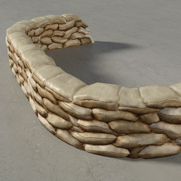 3ds max sandbag bags
