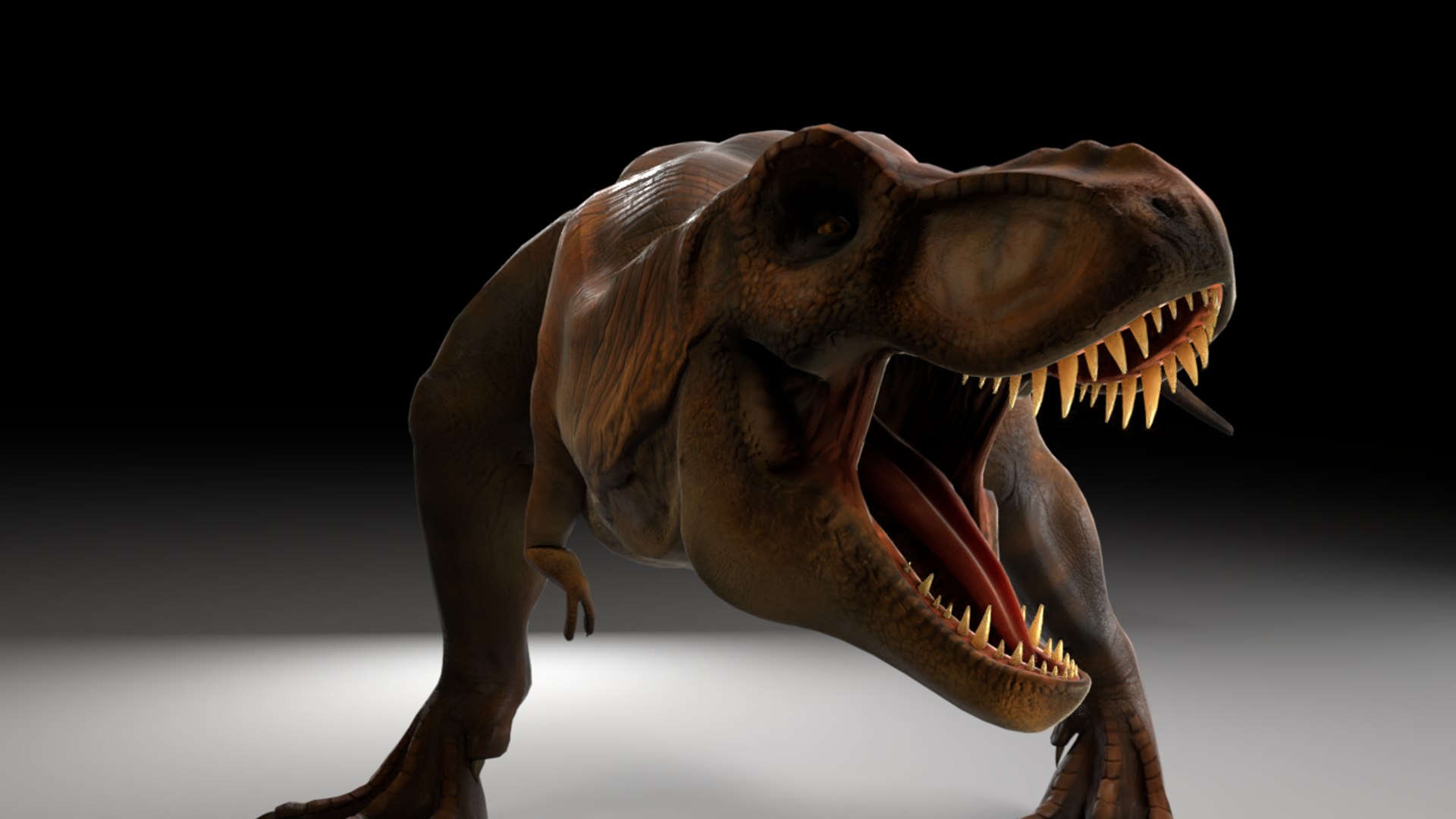 3D Tyrannosaurus Rex Animations Model - TurboSquid 1261942