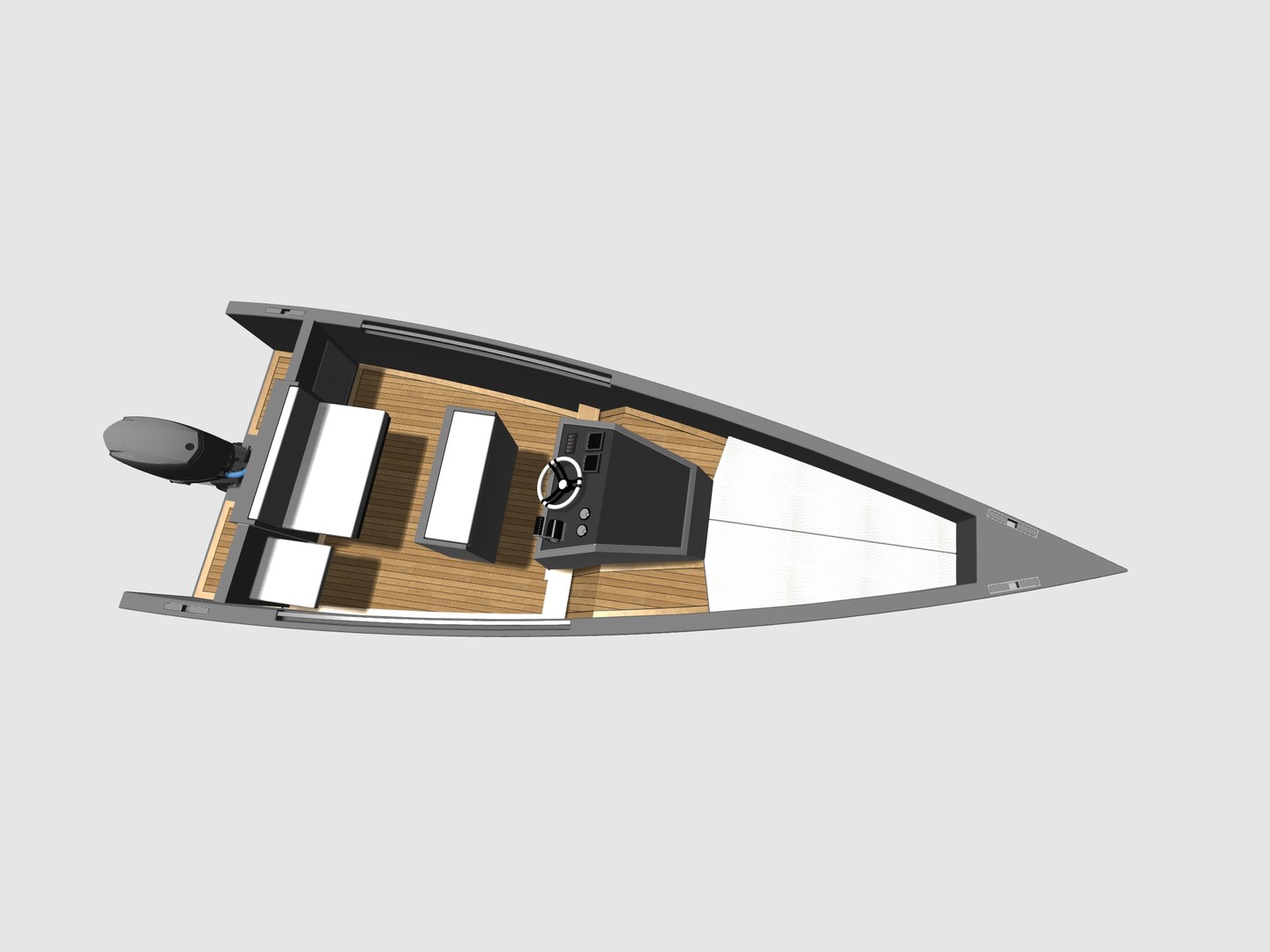 3D Boat Tender Model - TurboSquid 2073821