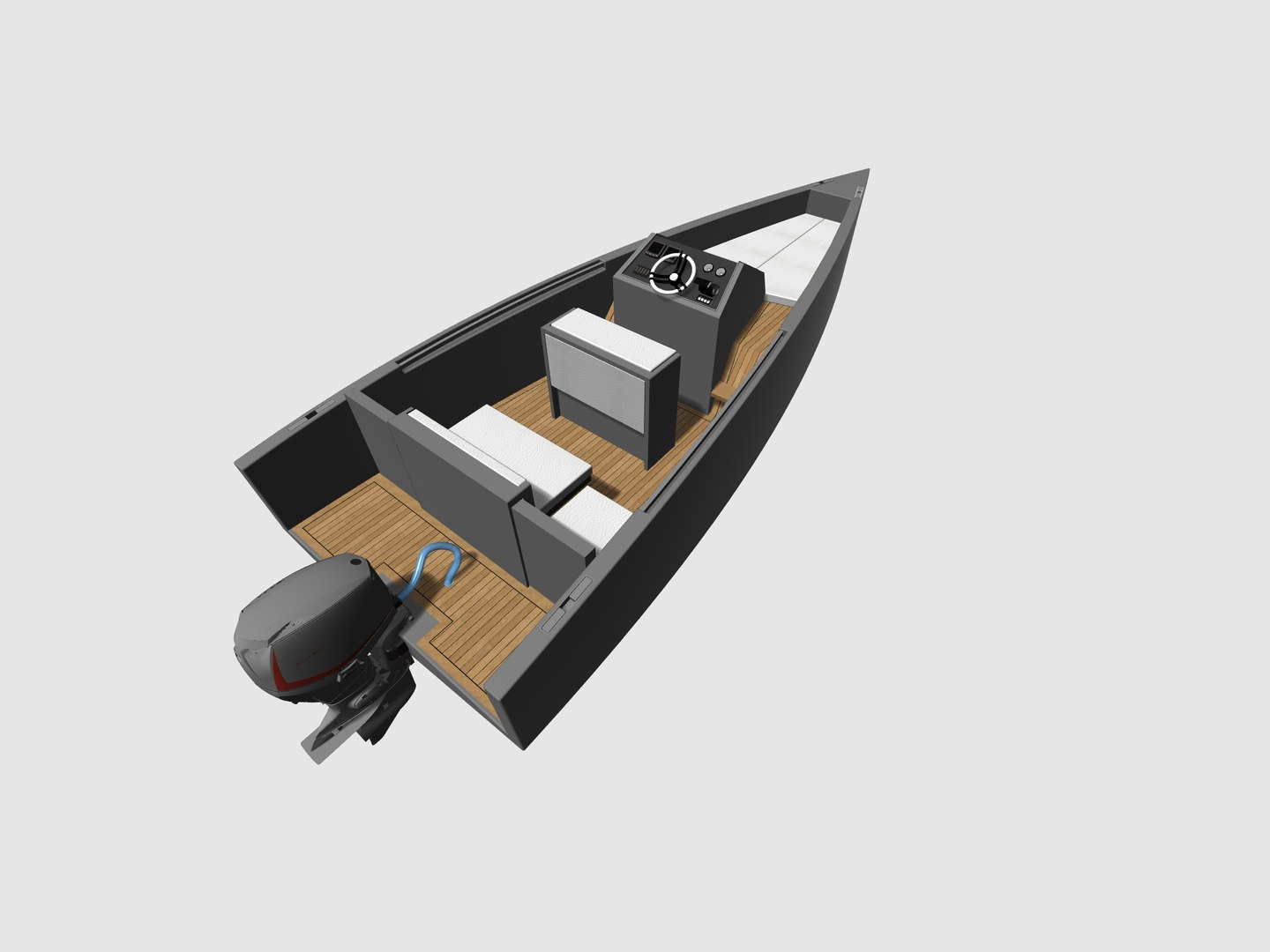 3D Boat Tender Model - TurboSquid 2073821