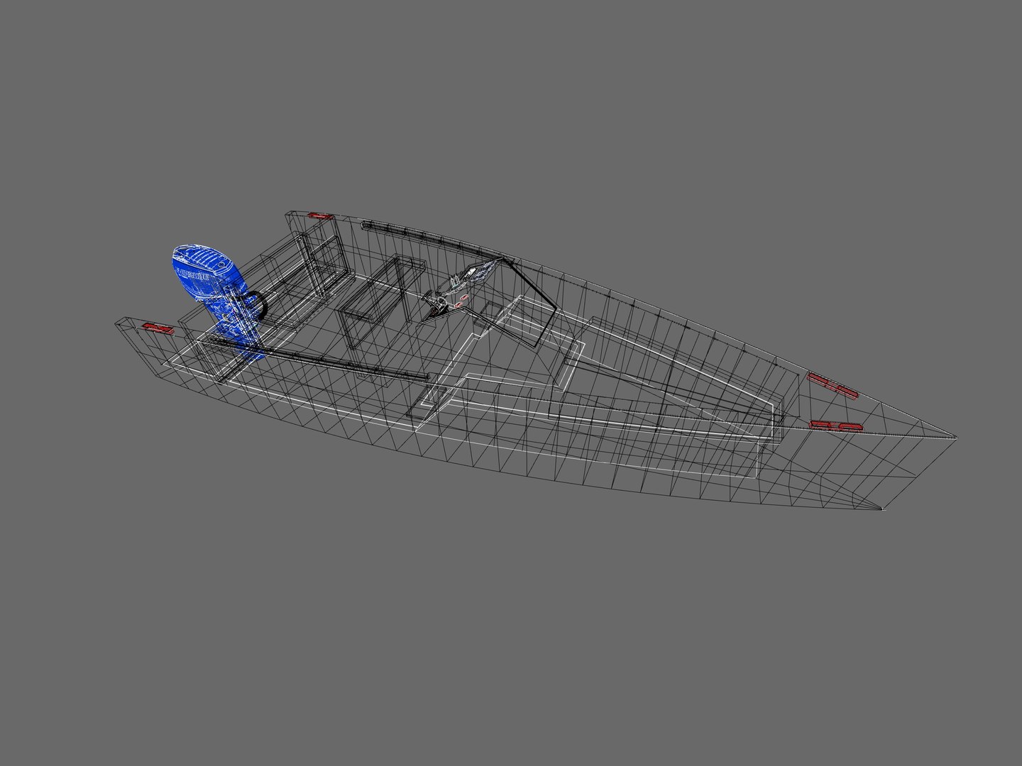 3D Boat Tender Model - TurboSquid 2073821