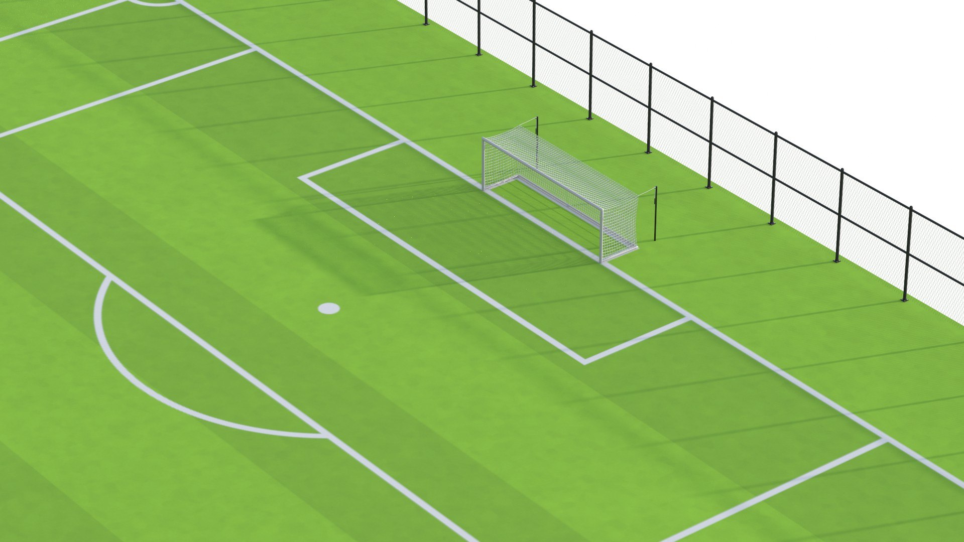 3D Soccer Field Model - TurboSquid 2127877