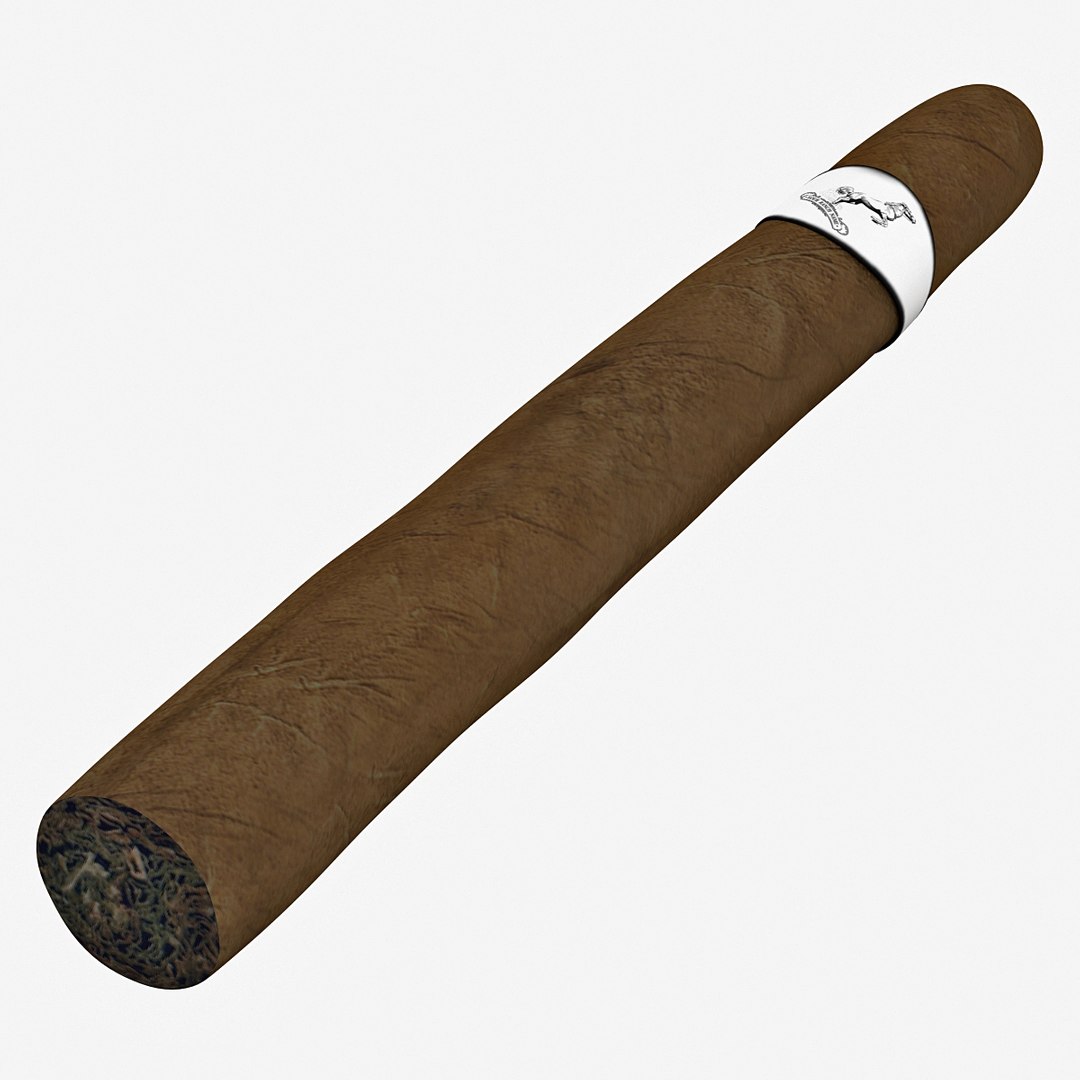 3d Cigar 2 Model