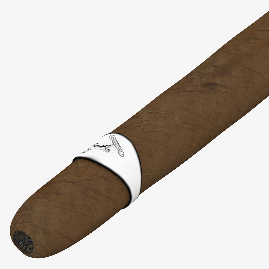 3d Cigar 2 Model