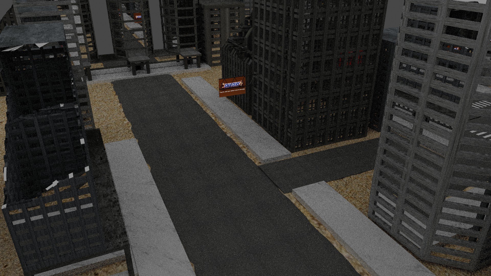 Post Apocalyptic City 3D Model - TurboSquid 1789614