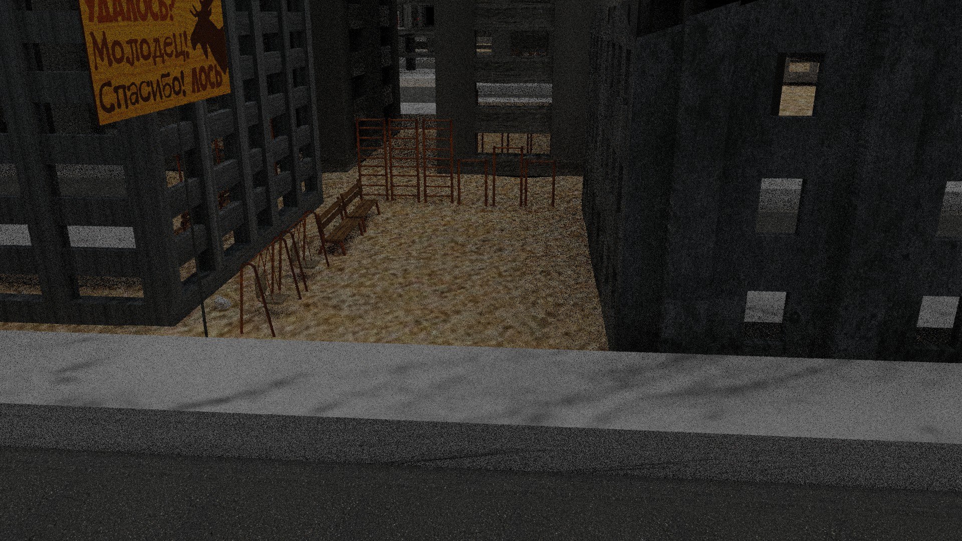 Post Apocalyptic City 3D Model - TurboSquid 1789614