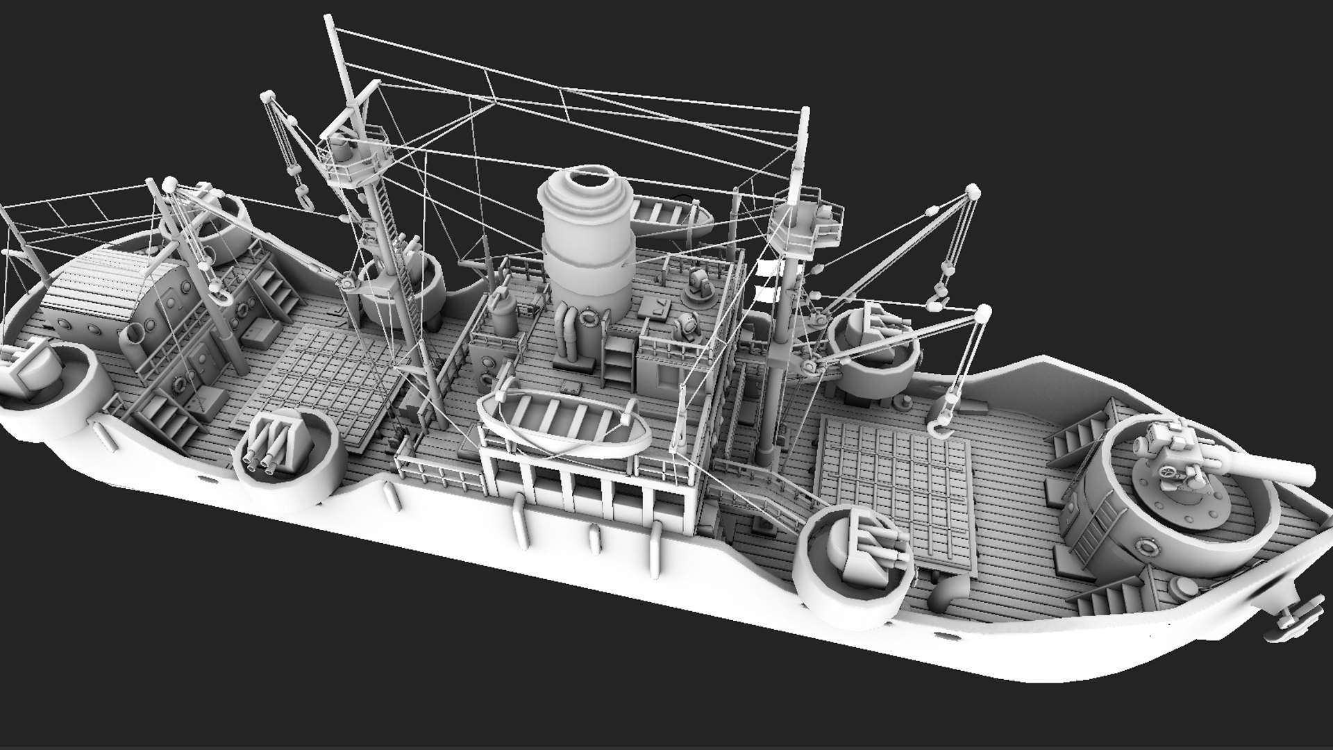 3D Battleship Model - TurboSquid 2033969
