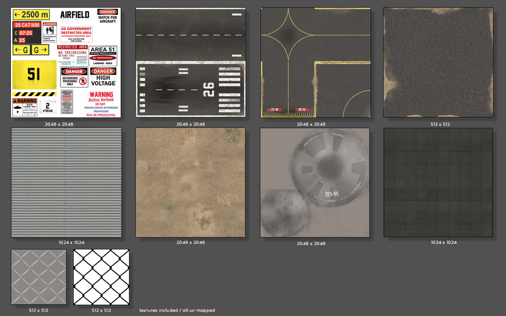 3D area 51 military base model - TurboSquid 1450420
