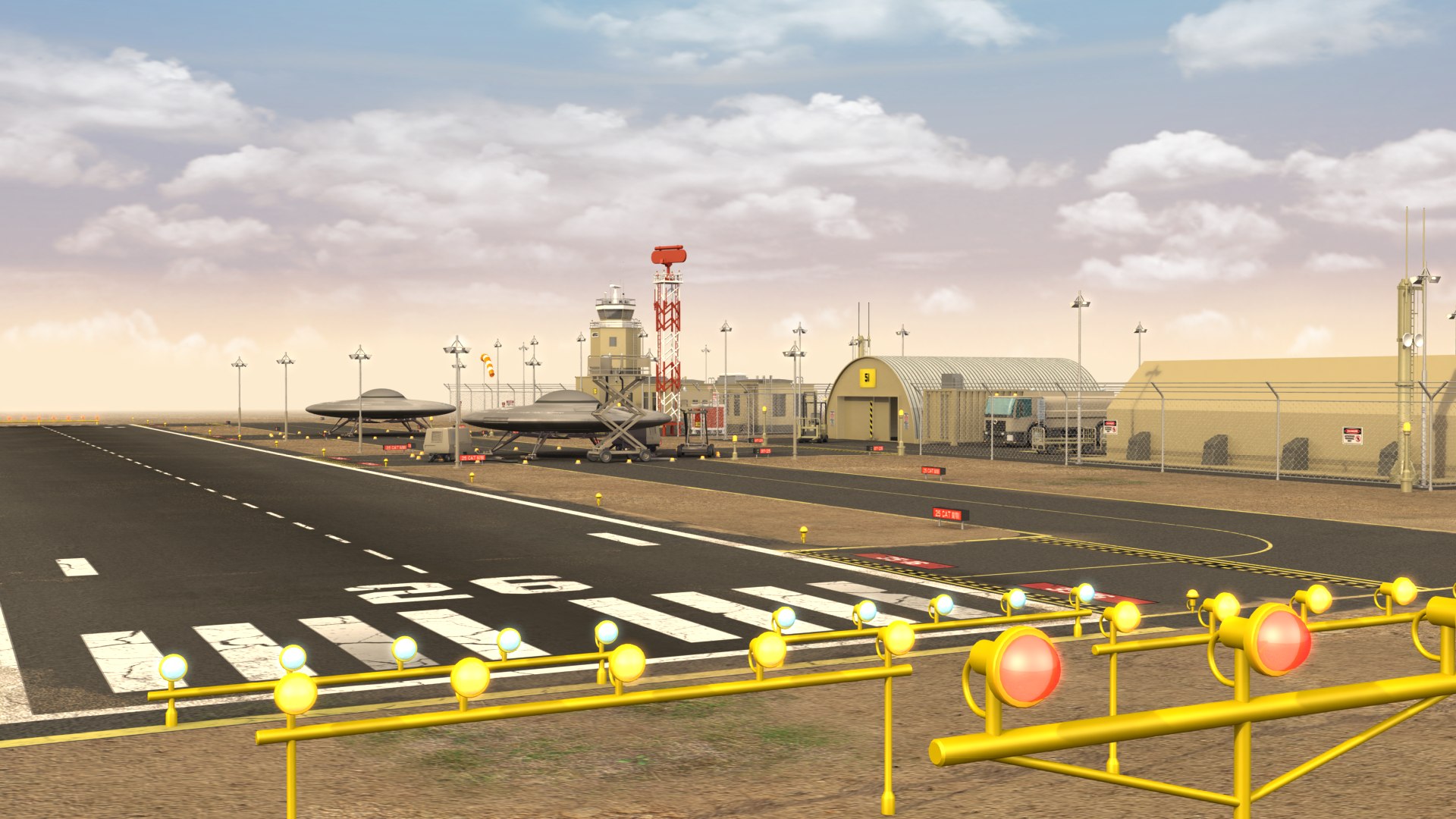 3D Area 51 Military Base Model - TurboSquid 1450420