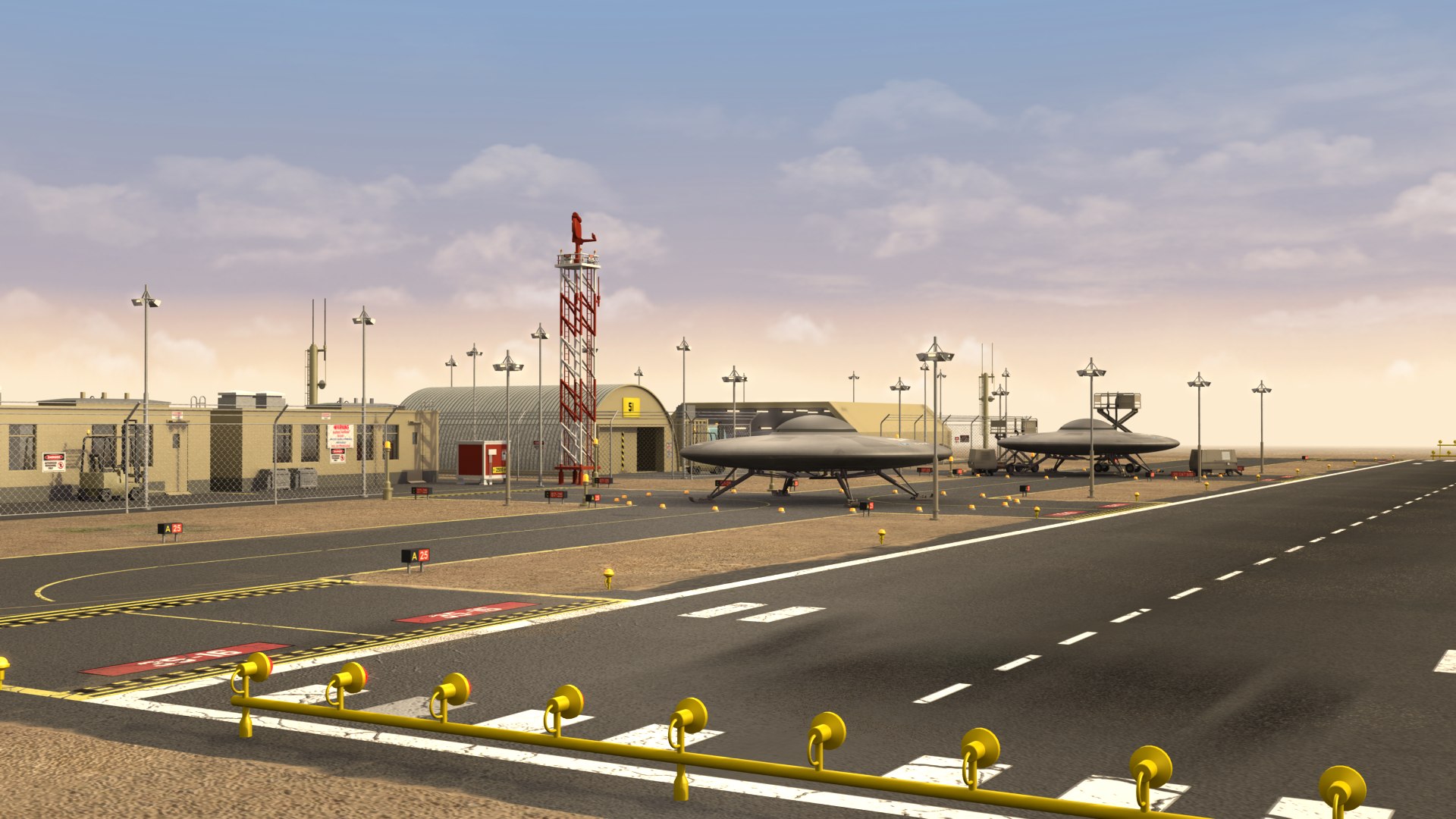 3D Area 51 Military Base Model - TurboSquid 1450420