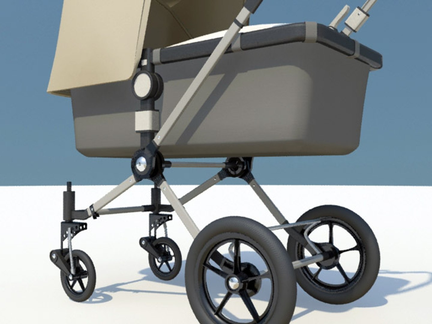 3d Baby Bugaboo Buggies Model