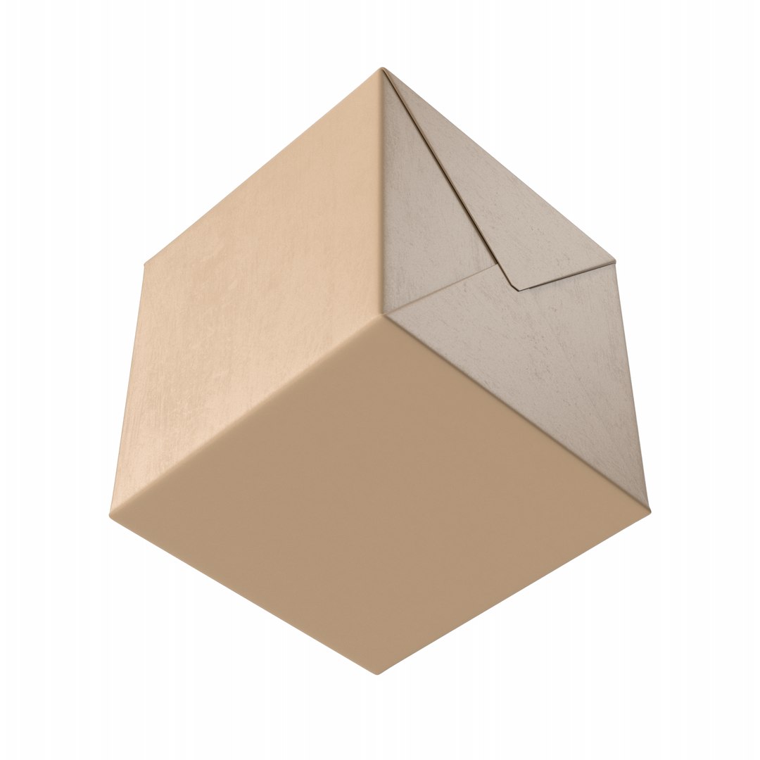 3D Cardboard Box model - TurboSquid 2129384