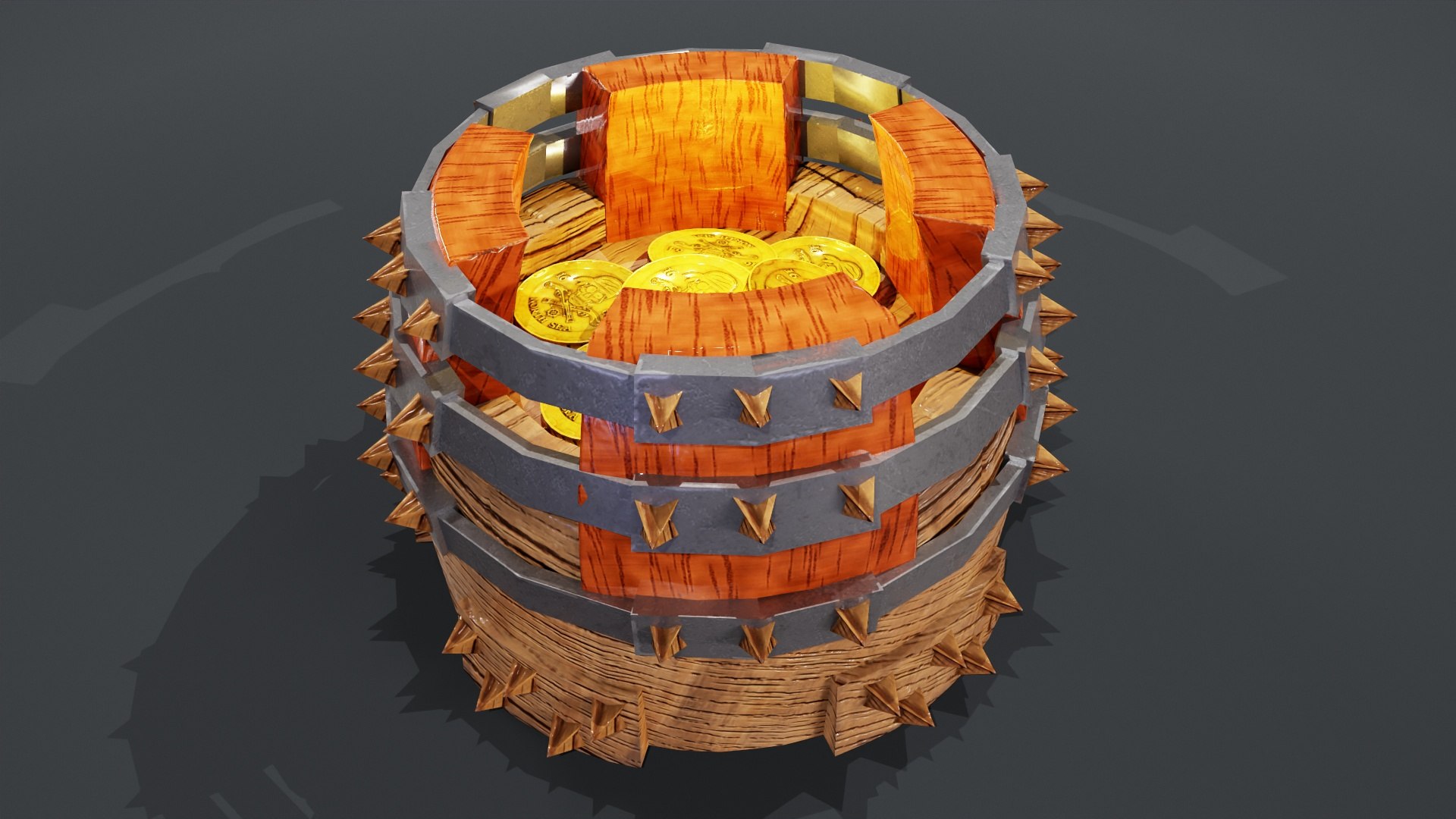 Gold Storage 3D - TurboSquid 2181224