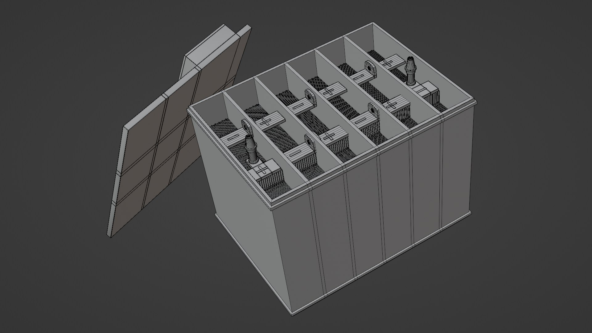 3D Car Battery - Detailed Model - TurboSquid 2059976