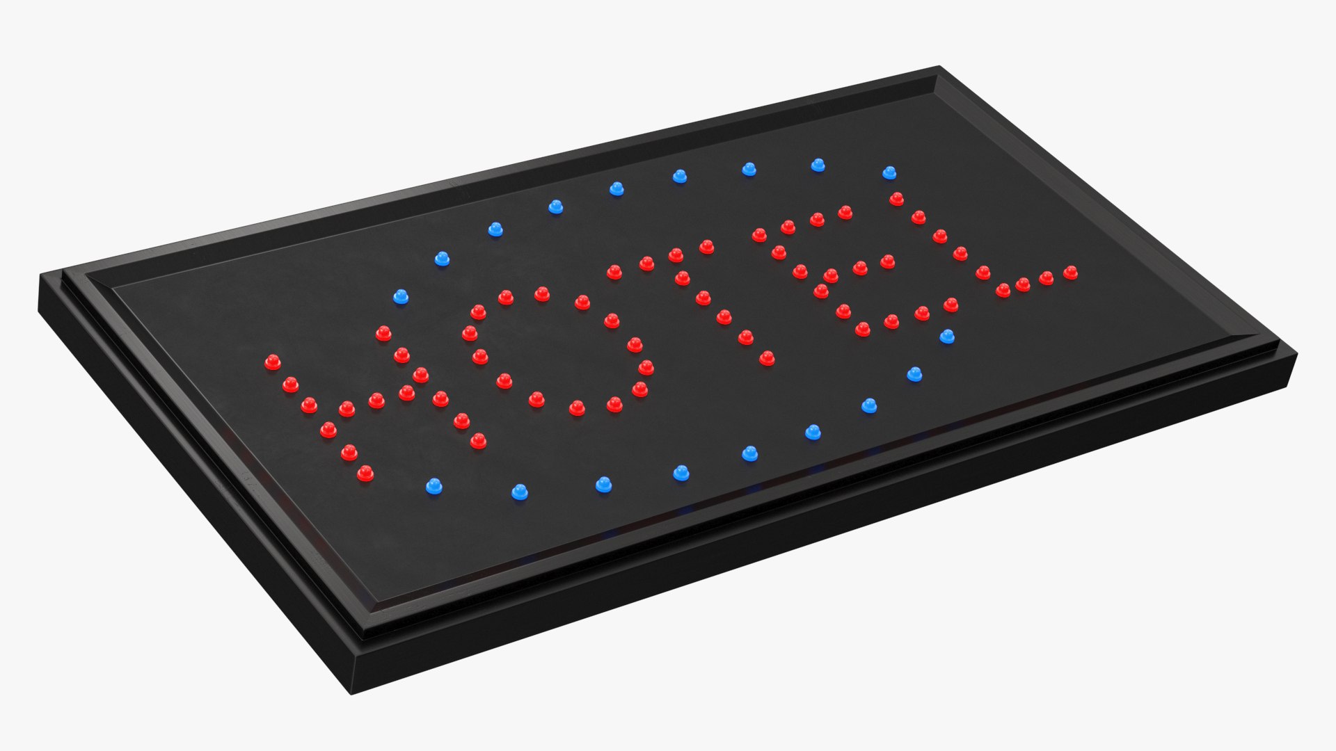 3D Hotel Neon LED Light Sign Board ON - TurboSquid 2111004