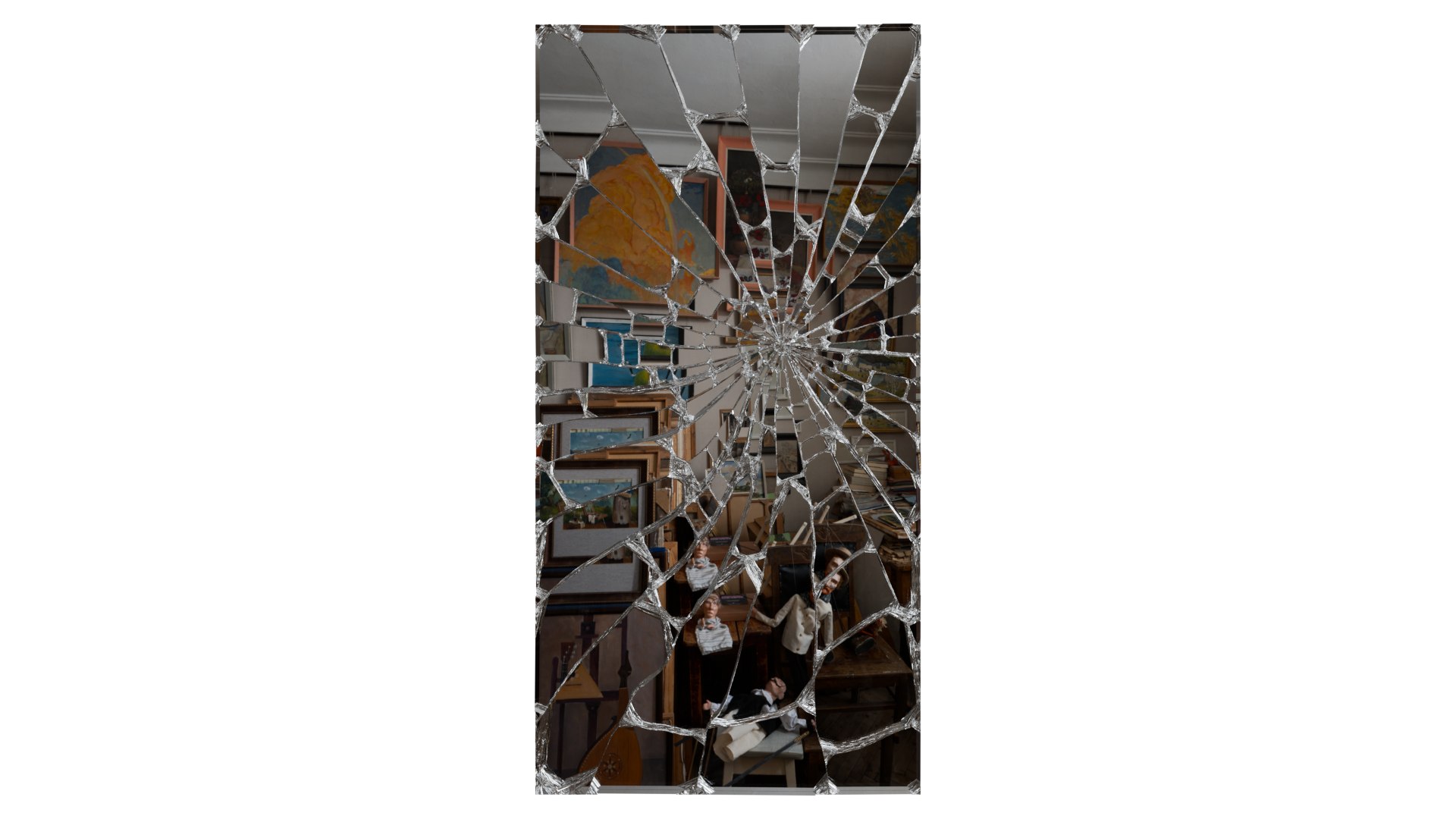 3D Broken Windows And Mirrors Glass 3D Models For Blender 3D Model ...