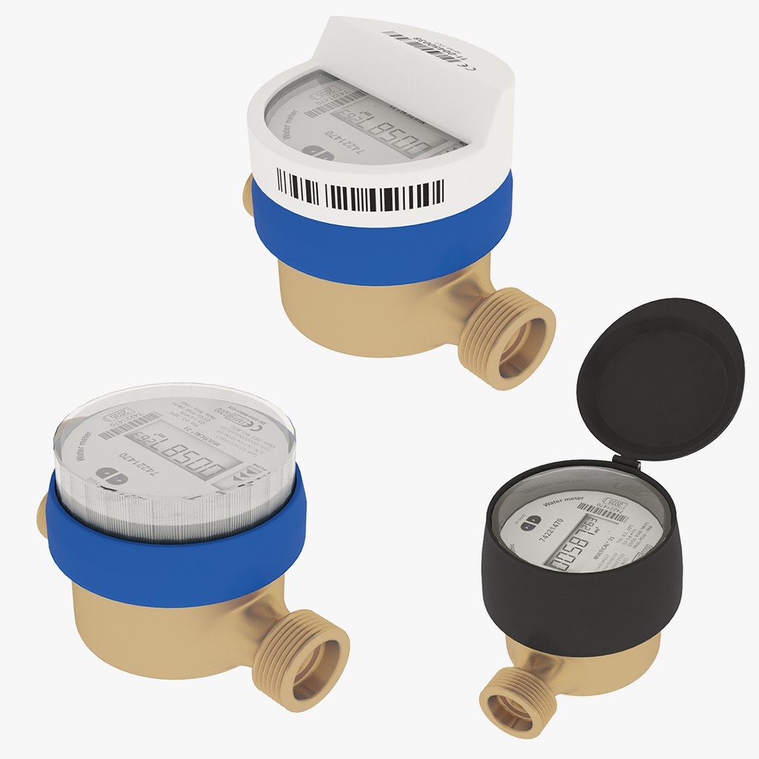 Water Meter Collection 3D Model - TurboSquid 2008334