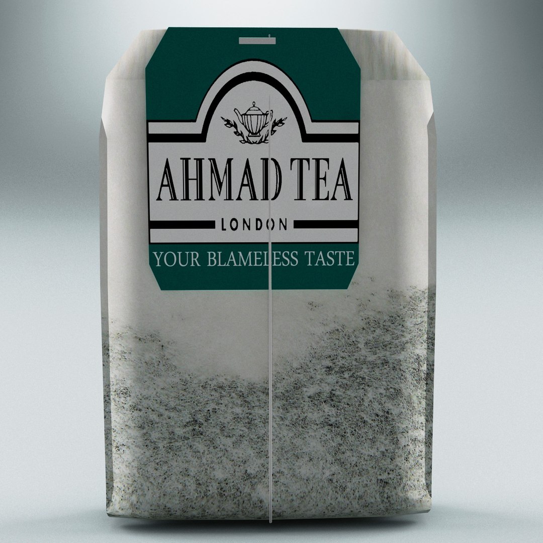Tea Bag Ahmad 3d Model