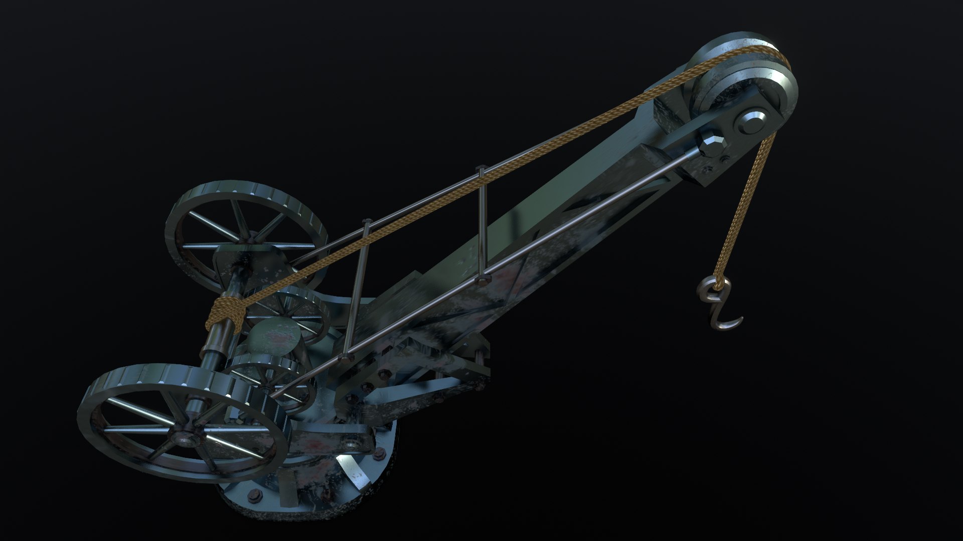 Harbor Crane 3D Model - TurboSquid 2045089