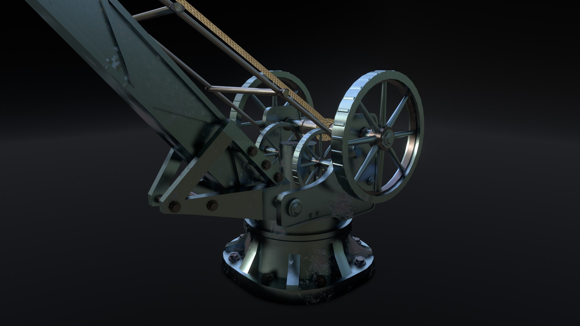 Harbor Crane 3D Model - TurboSquid 2045089