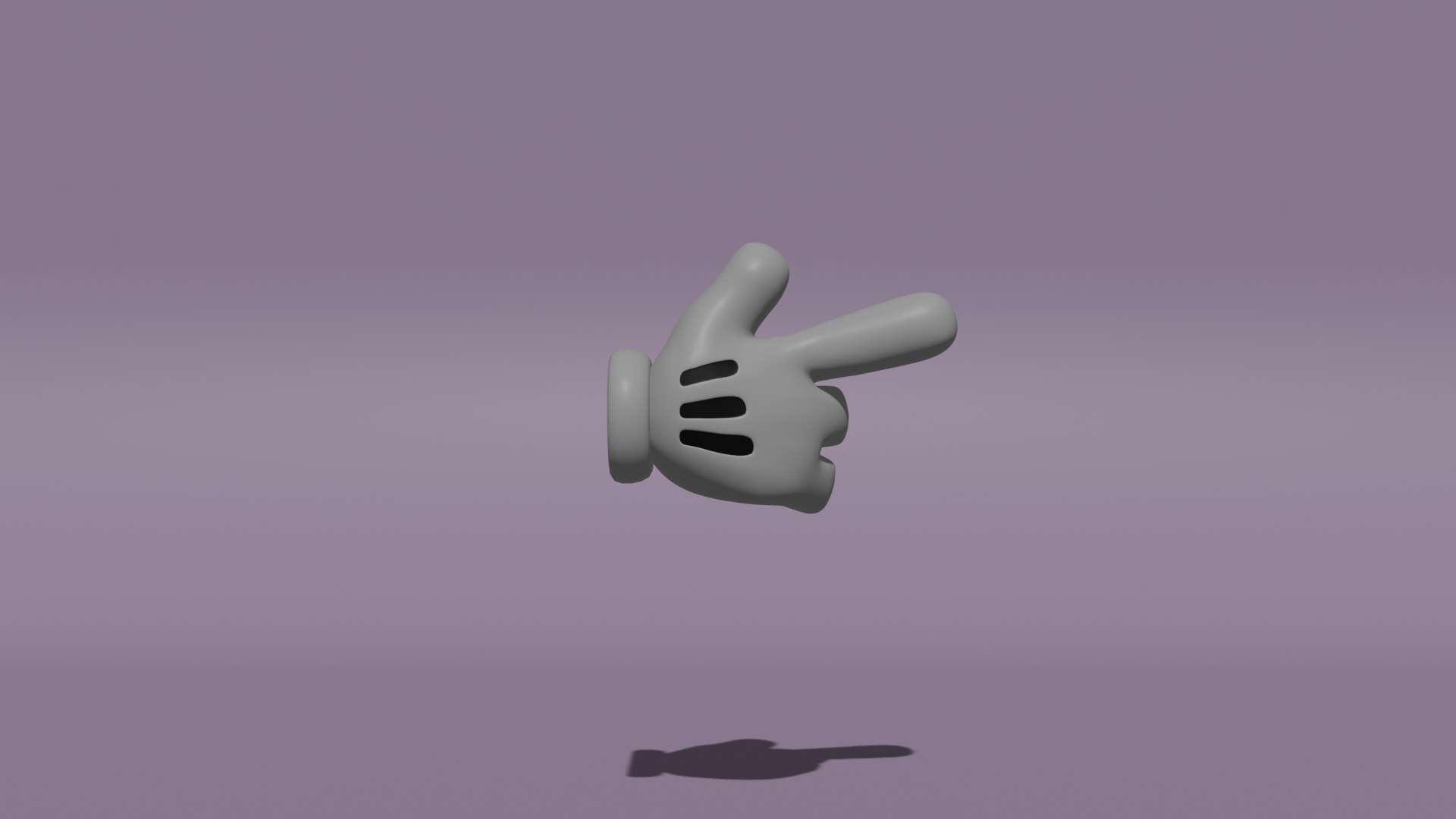 Cartoon Hand 3D Model - TurboSquid 2029282
