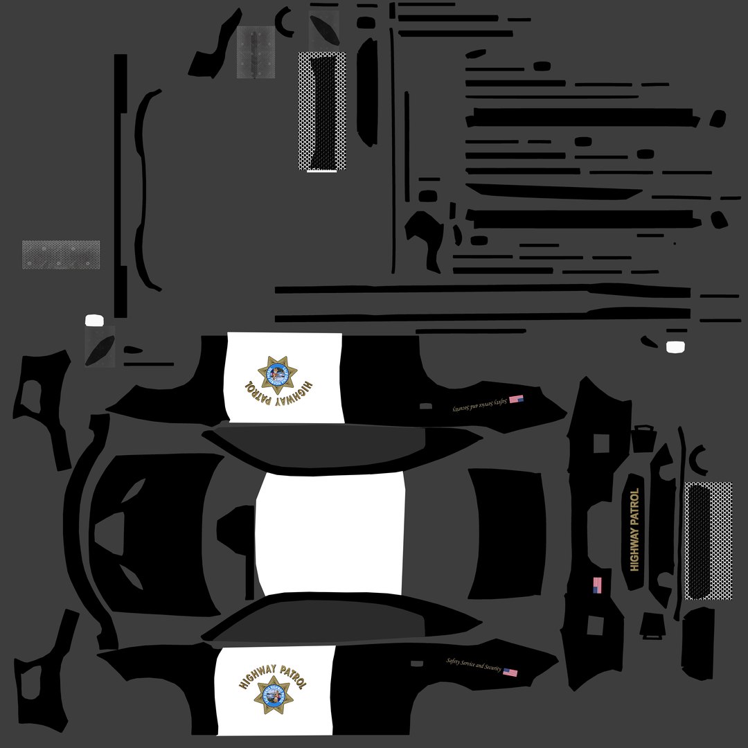 Police Car Dodge Model - TurboSquid 1470240