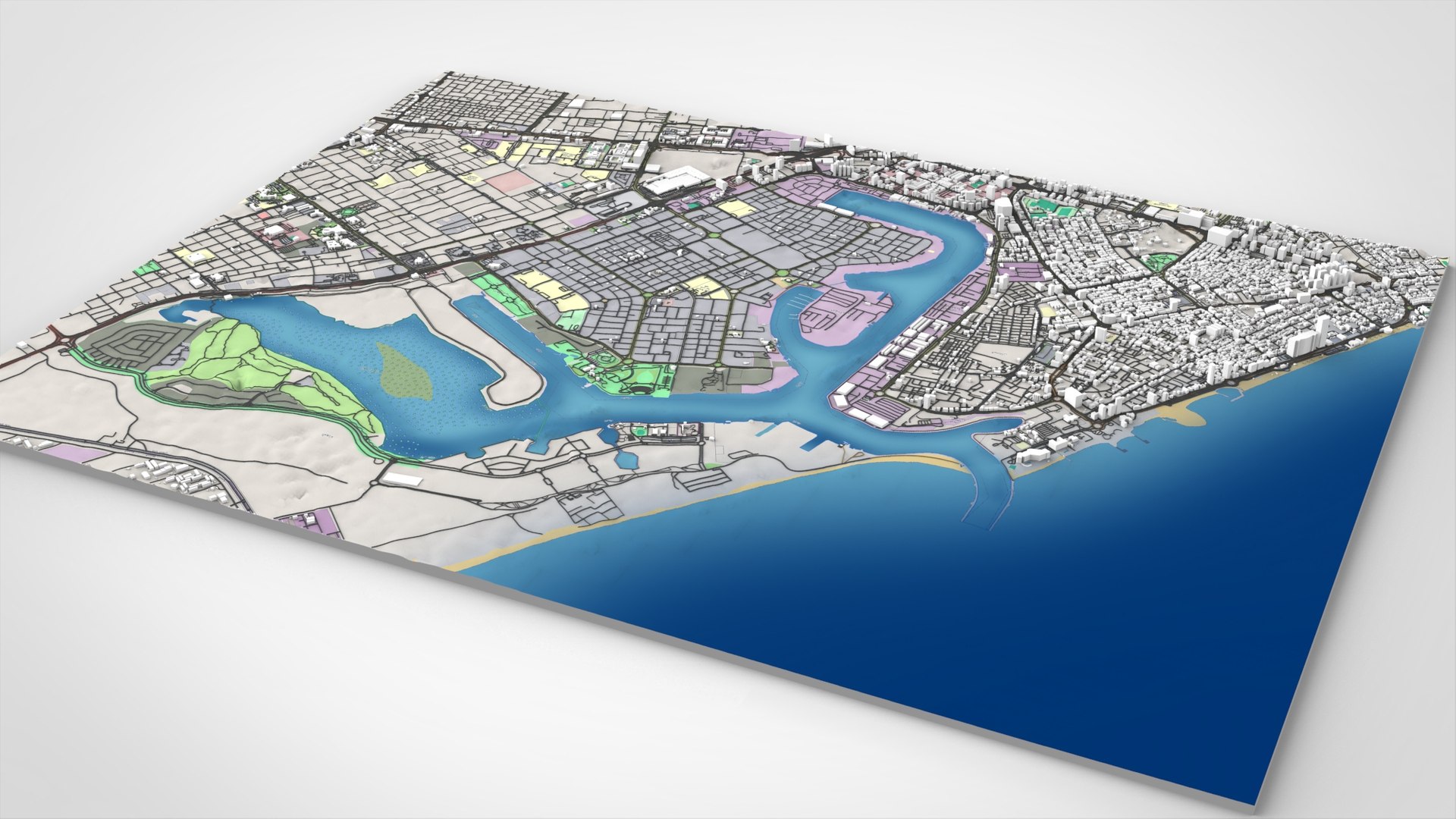 Ajman Free Zone UAE Model - TurboSquid 2496475